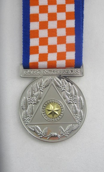 Emergency Services Medal - Lone Pine Medals